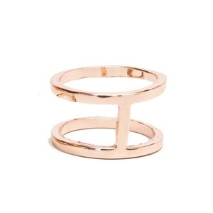 Jewelry | Rose Gold Doubleband Ring | Poshmark